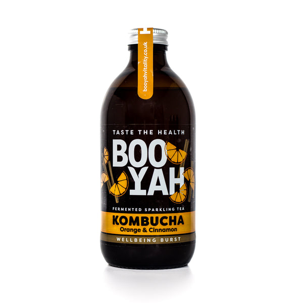 Orange & Cinnamon Kombucha – Feel-Good Ferment | Booyah - Booyah Vitality